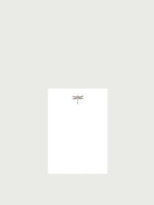 BLOC NOTE A6 LIBELLULE | le typographe | Qualité typo | Handmade in ...