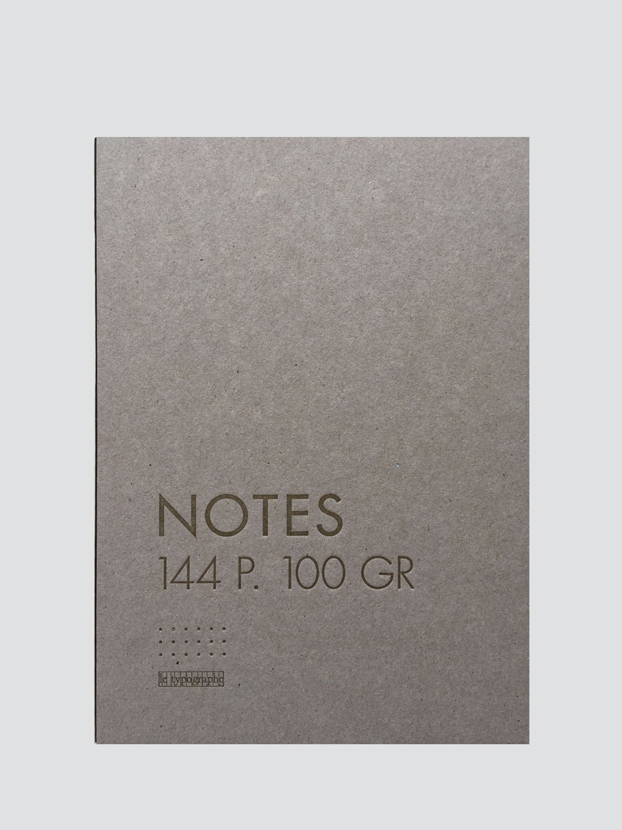 CAHIER CARTON A5+ PAGES POINTILLAGE 12 POINTS | Le Typographe | Qualité ...