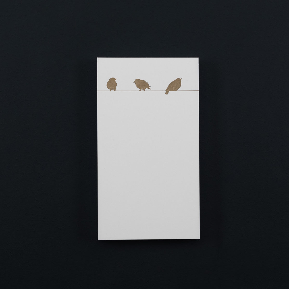 Mini bloc oiseaux de 7 x 12,5 cm, idéal pour vos notes
